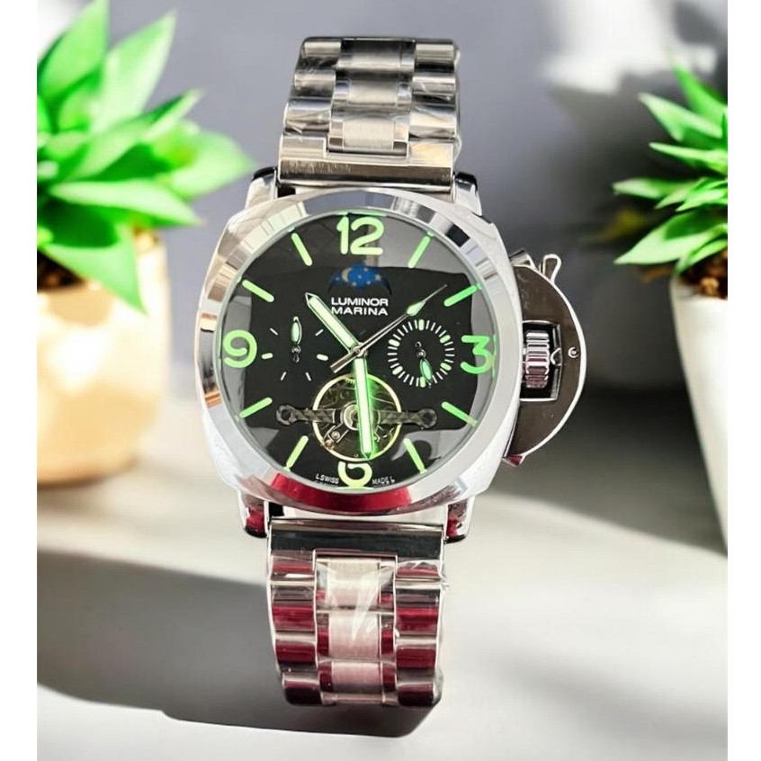 Jual Jam Tangan Pria Chrono Aktif Stainless Full Pergantian Siang/malam ...
