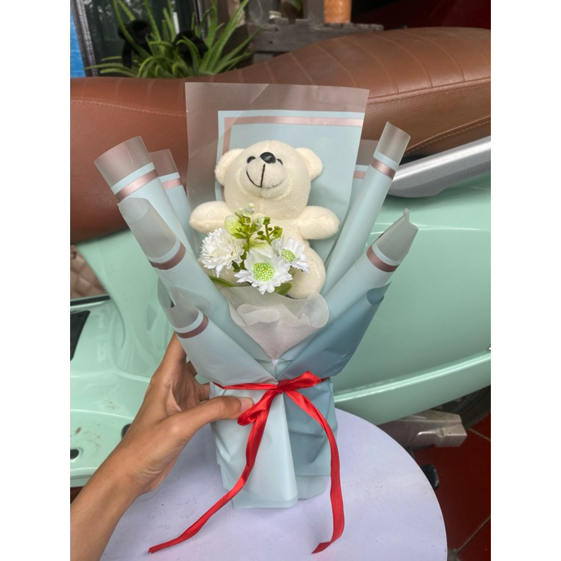 Jual Bucket Bunga Boneka Besar Bucket bunga Wisuda, Anniversary, Ulang ...