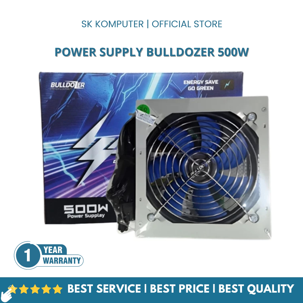 Jual Psu 500 Watt 80 Plus - Power Supply Bulldozer 500w Thanos Sonic - PSU Komputer PC CPU ...