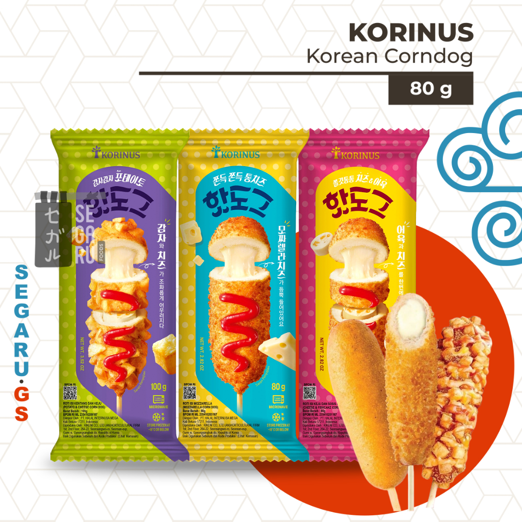 Jual Korinus Corndog Korea | Korean Corn Dog Mozzarela Cheese Potato ...