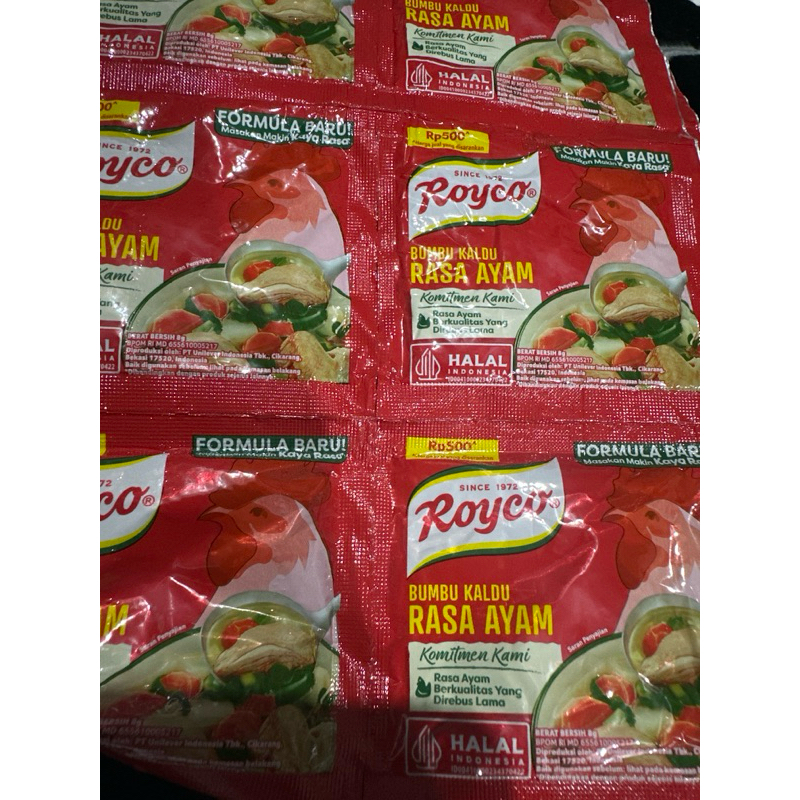 Jual ROYCO AYAM DAN SAPI RENTENG 12 pcs | Shopee Indonesia