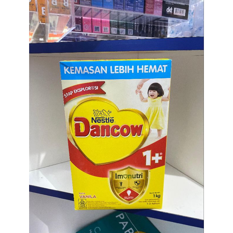Jual DANCOW 1+ RASA VANILA BOX 1 Kg | Shopee Indonesia