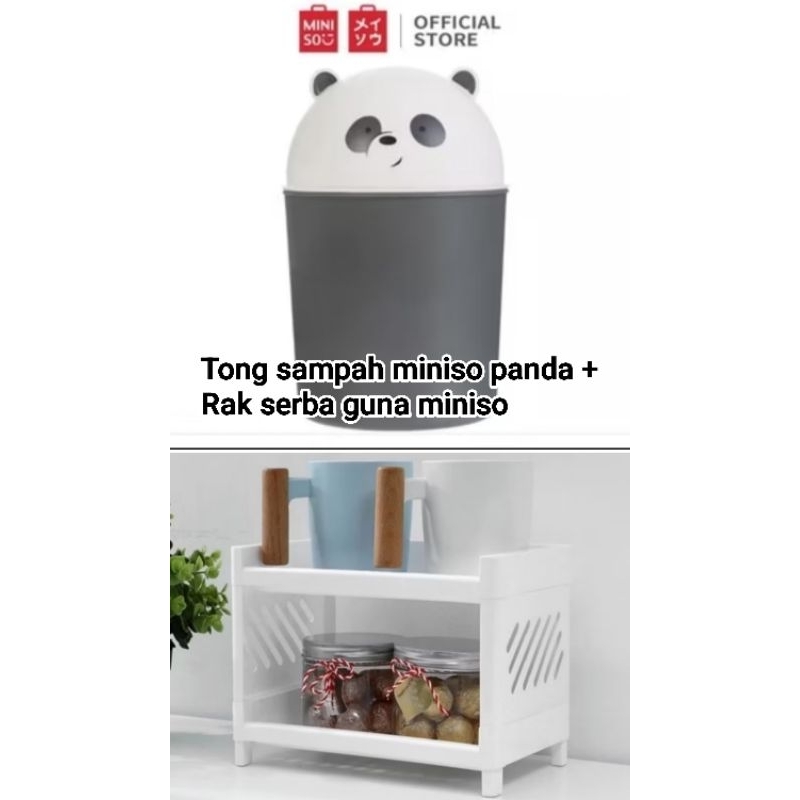 Jual PROMO MURAH! we bare bears tong sampah miniso variasi panda ...