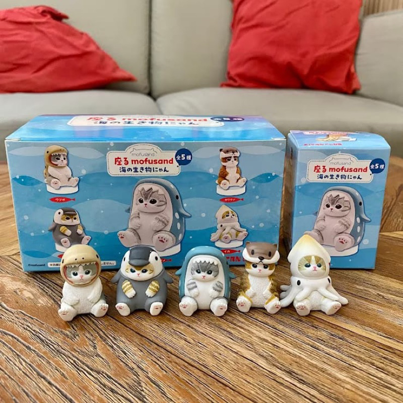 Jual Mofusand Figure Blindbox Laut / Mofusand Sea Hewan Laut Figure ...