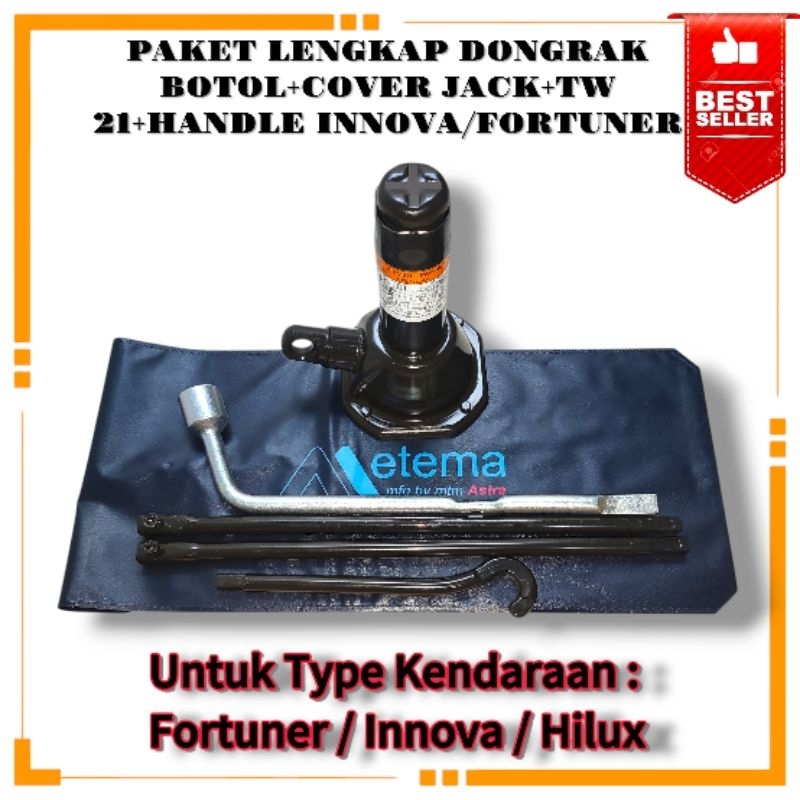 Jual PAKET LENGKAP DONGKRAK BOTOL / SCREW JACK KAPASITAS 2 TON ORIGINAL ...