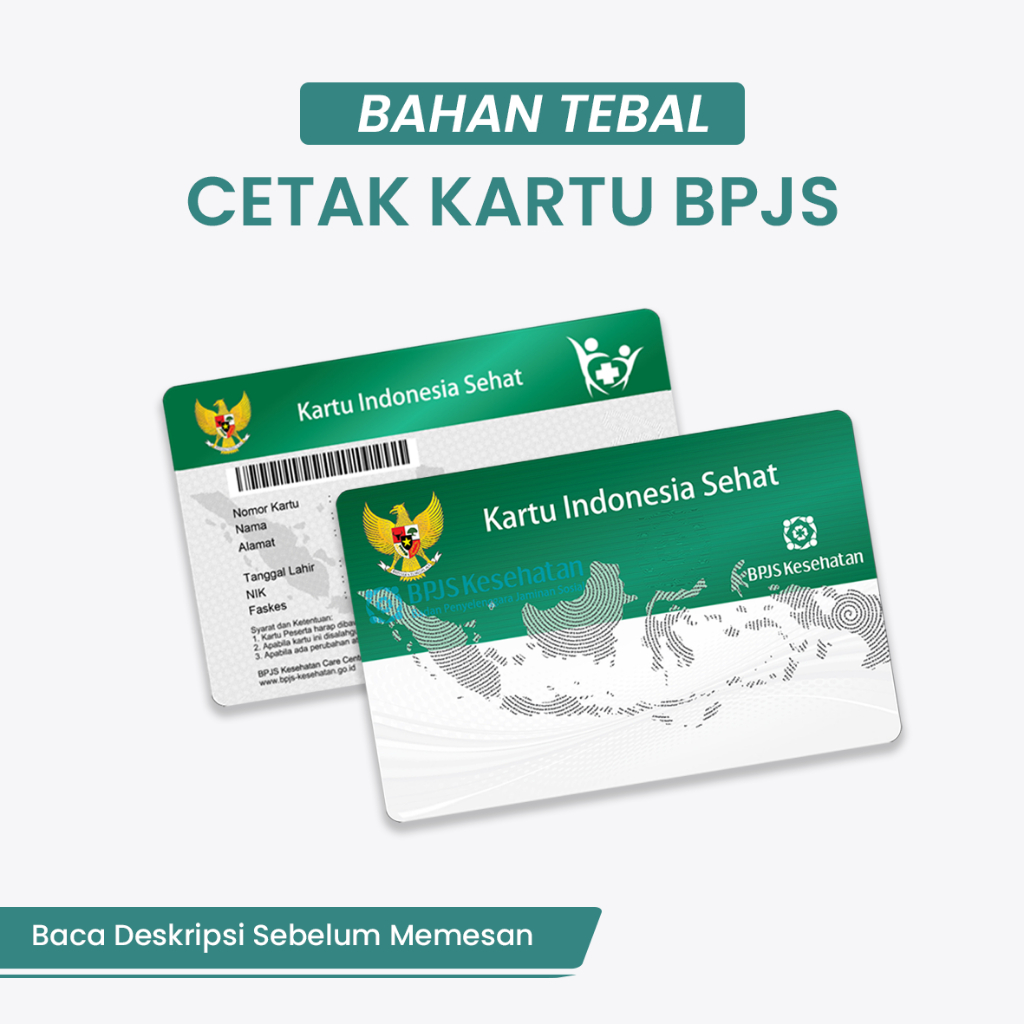 Jual Cetak Kartu PVC BPJS | Shopee Indonesia