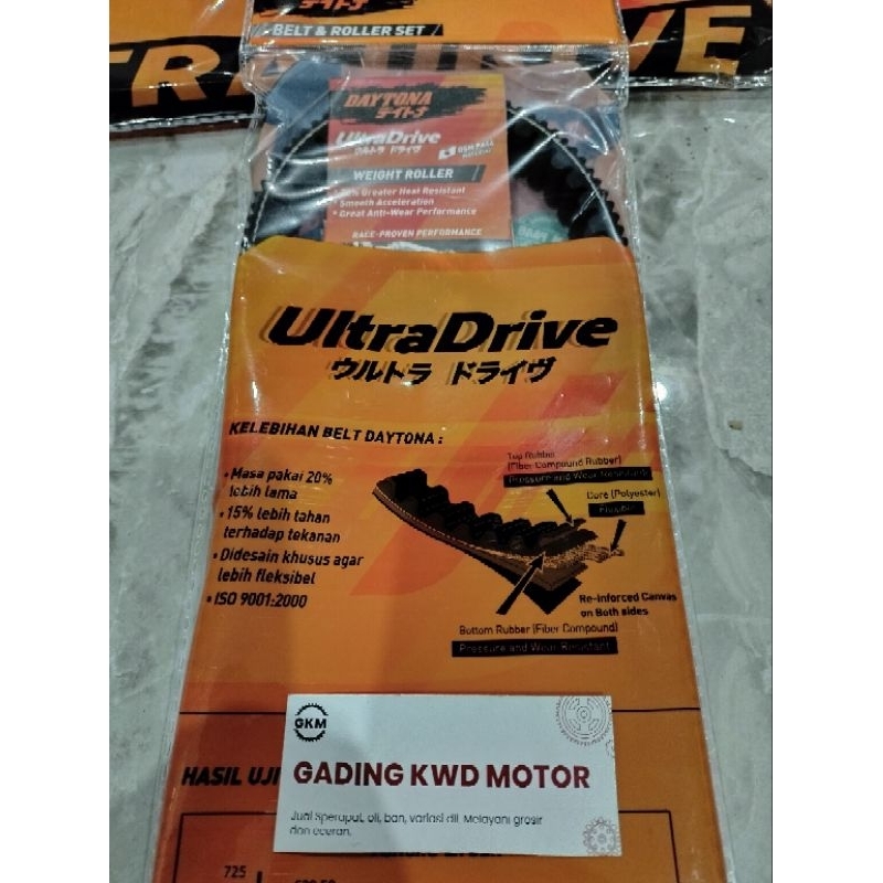 Jual V-Belt Vanbelt Roller Set Daytona Original Beat Deluxe, Beat New ...