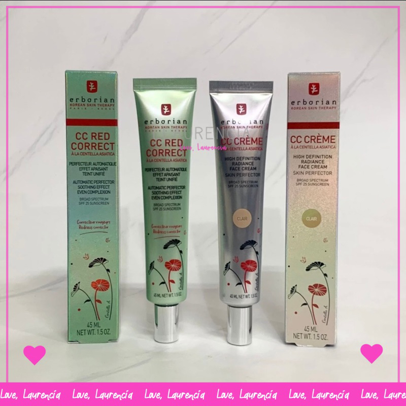 Jual ERBORIAN CC Red Correct Green Color Corrector / NEW CC Purple Dull ...