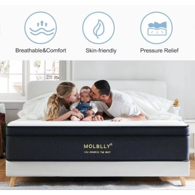 Jual KASUR SPRINGBED MOLBLLY/Spring bed/springbed ukuran King/spring ...