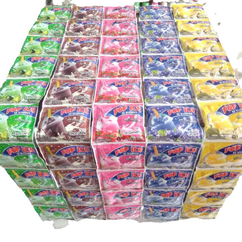 Jual pop ice renteng isi 10 sachet | Shopee Indonesia