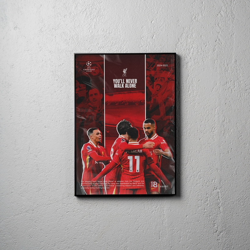 Jual Poster Liverpool - Frame A3 (29,7cm x 42.0cm) - Football | Shopee ...