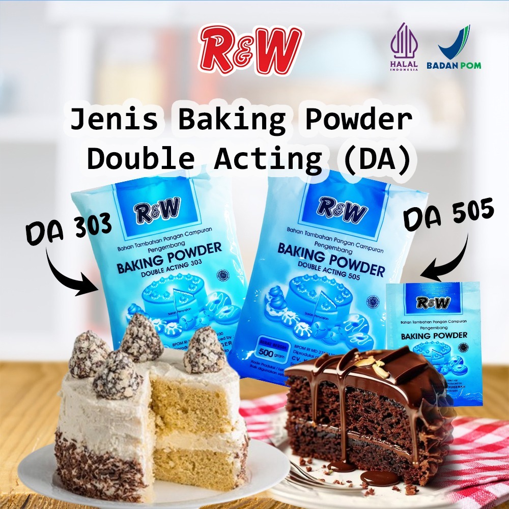 Jual Baking Powder R&W 15gr Pengembang untuk roti 1Pak isi 10 sachet ...