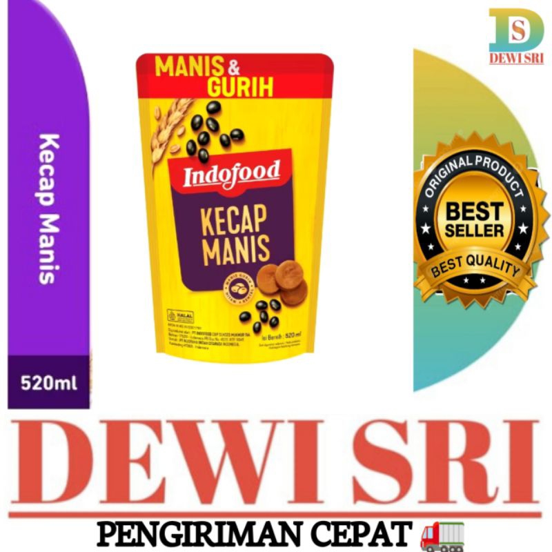 Jual KECAP MANIS INDOFOOD Kemasan 520ml | Shopee Indonesia