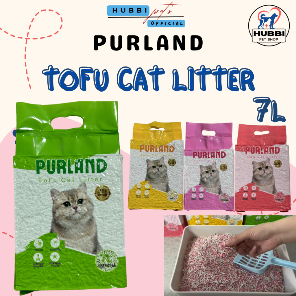 Jual PURLAND Tofu Soya 7L Pasir Kucing Tofu Soya 7 Litter | Shopee ...