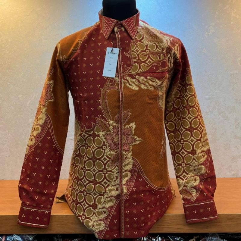 Jual KEMEJA BATIK SMOCK BORDIR DOBBY SUPER DOUBLE FURING SEMIJAS ...
