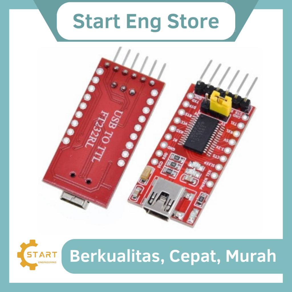 Jual FTDI FT232RL FT232 USB TO TTL SERIAL CONVERTER ADAPTER MODULE | Shopee Indonesia