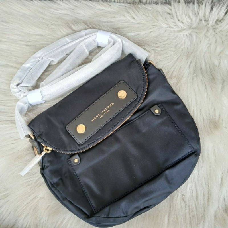 Jual mj bag Preppy Nylon Small Black | Shopee Indonesia