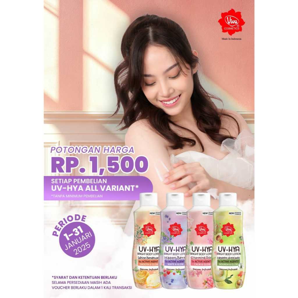 Jual Viva UV Hya Bright Body Lotion 185ml | Shopee Indonesia
