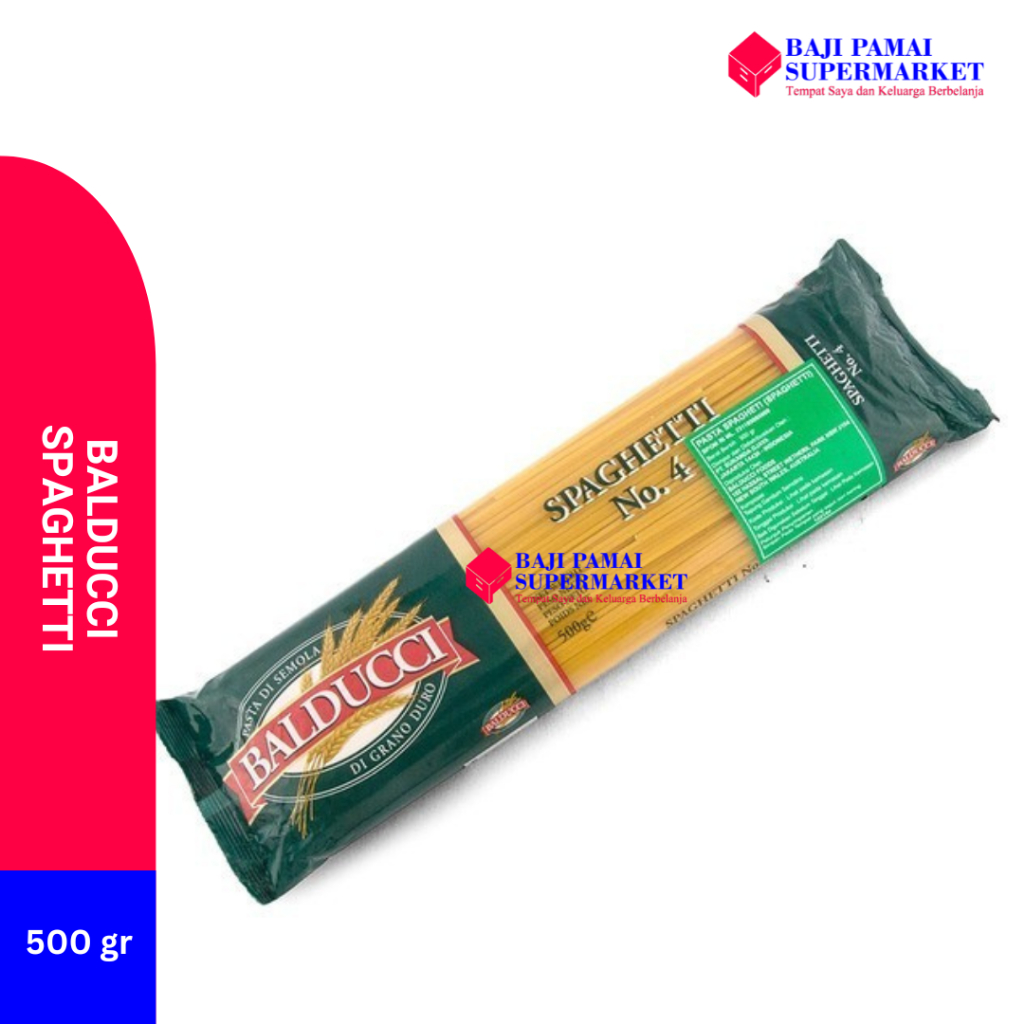 Jual Balducci Spaghetti No 4 uk 500gr / Balducci Pasta Spaghetti 500 g ...