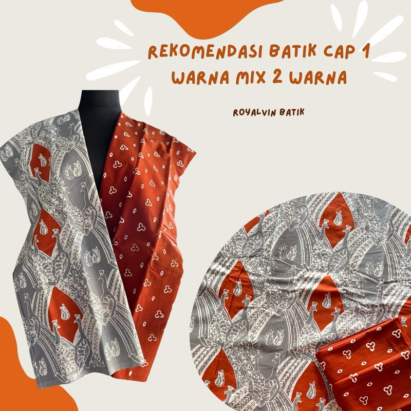 Jual BATIK CAP 2 WARNA / CAP / KAIN BATIK | Shopee Indonesia