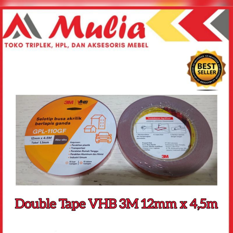 Jual Selotip Busa Akrilik Berlapis Ganda VHB Tape | Shopee Indonesia