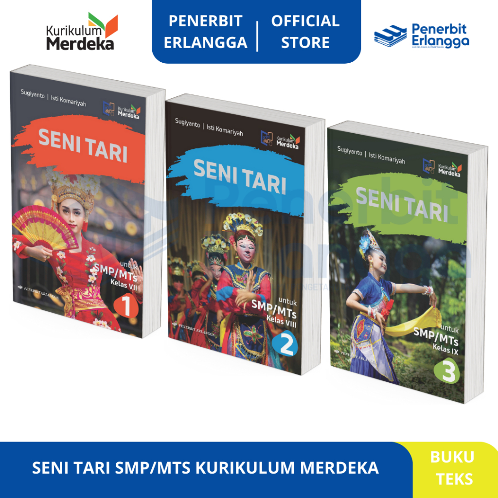 Jual [Erlangga Official] Seni Tari Smp/Mts Kelas 7 8 9 - Kurikulum Merdeka | Shopee Indonesia