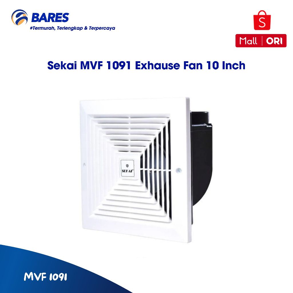 Jual Sekai MVF 1091 Exhause Fan 10 Inch | Shopee Indonesia