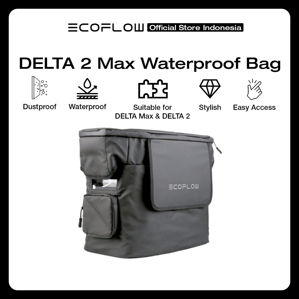 Jual EcoFlow DELTA Max & Delta 2 Max Bag Protection Case Water ...
