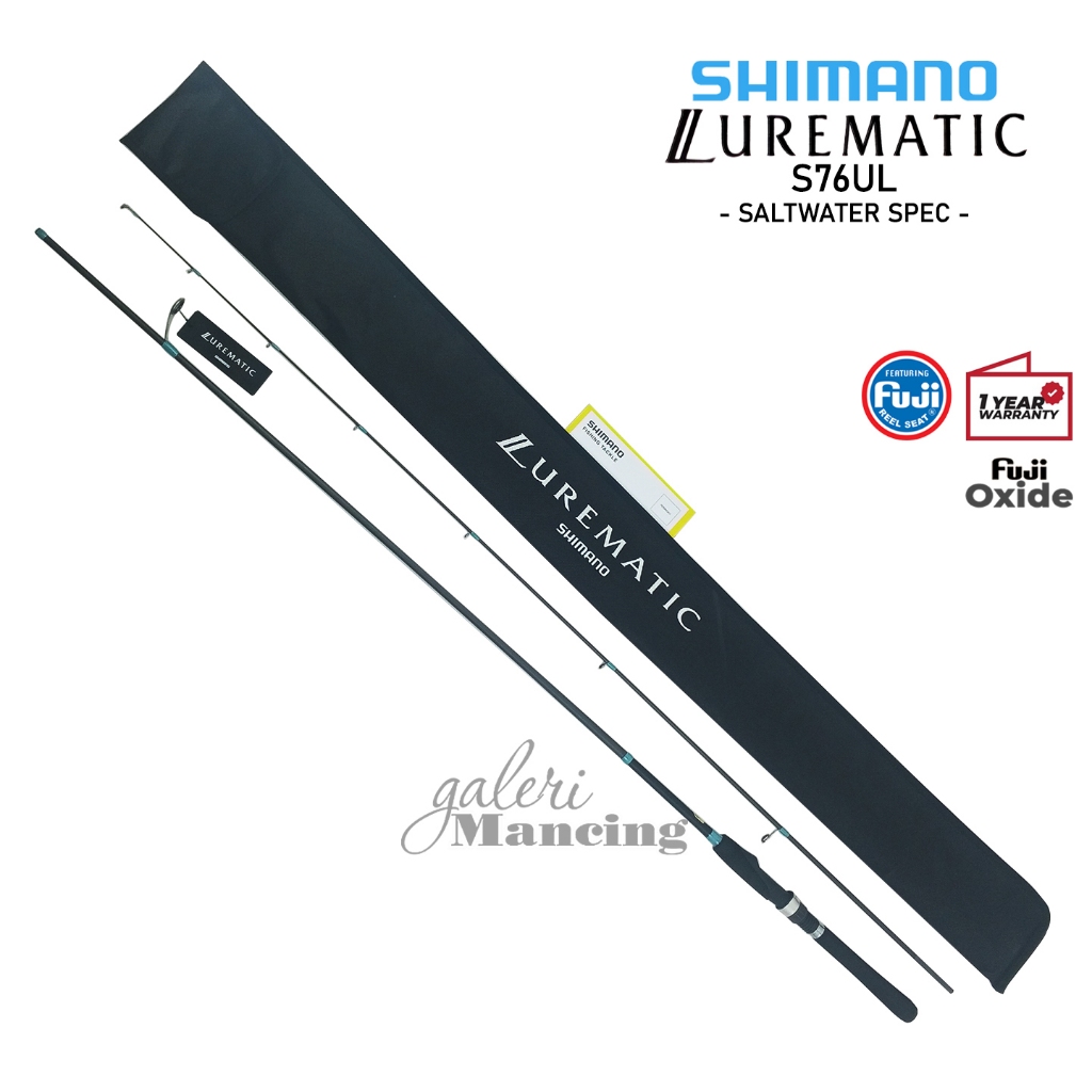 Jual Joran SHIMANO LUREMATIC SALTWATER | Fuji | Casting Laut [2023] Resmi | Shopee Indonesia
