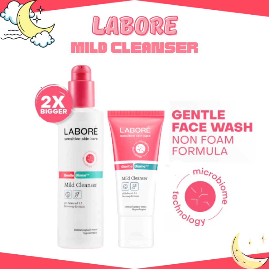 Jual Labore Sensitive Skincare Gentle Biome Mild Cleanser 15ml,100ml ...