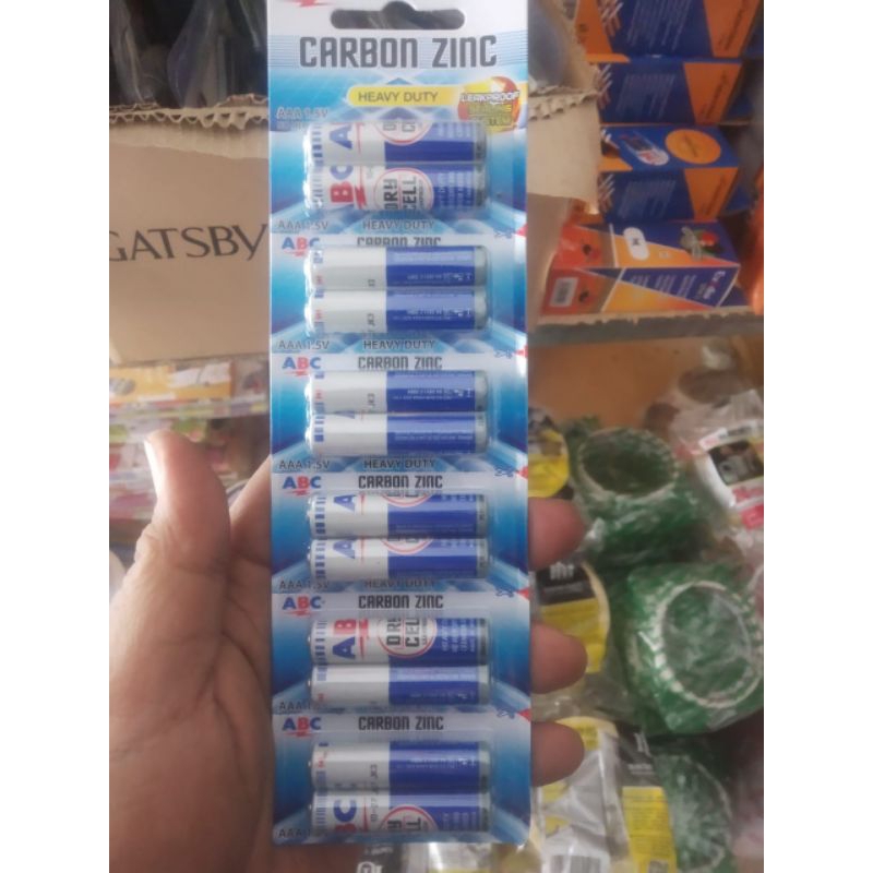 Jual Baterai ABC renceng isi 12 AAA A3 | Shopee Indonesia