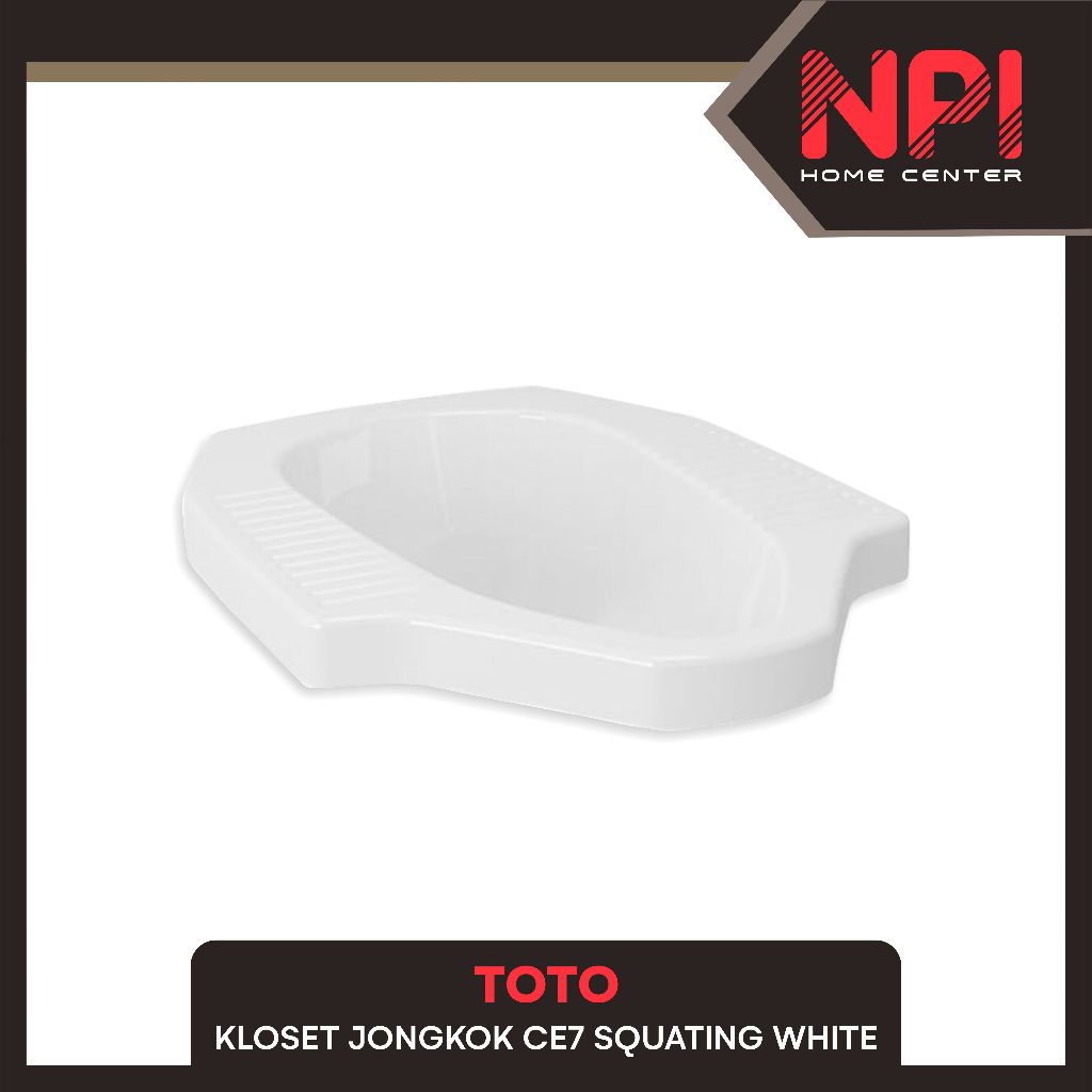 Jual Toto - Closet / Kloset Jongkok / Toilet Squat Ce 7 / Ce7 White ...