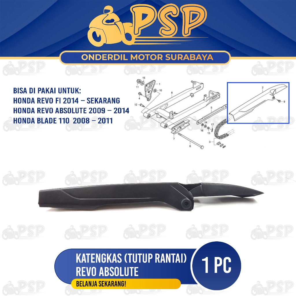 Jual Katengkas / Tutup Rantai Revo Absolute - Penutup Tutup Tameng ...