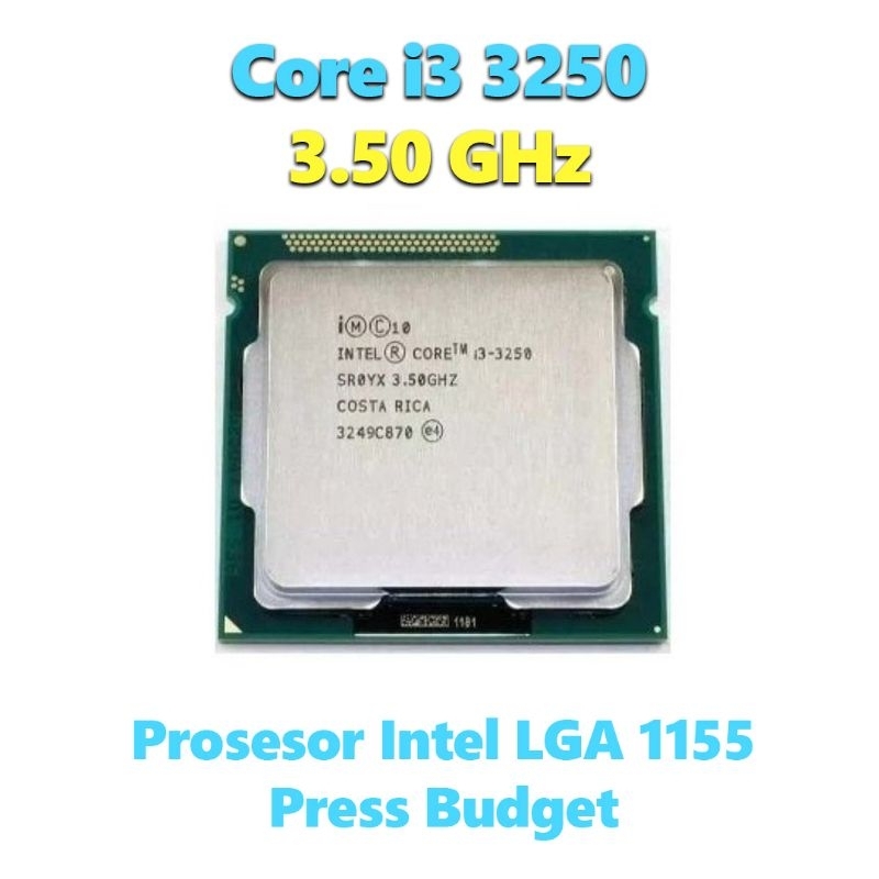 Jual Prosesor Intel Core i3 3250 3.50 GHz LGA 1155 Press Budget ...