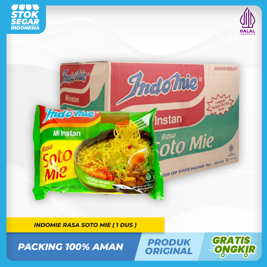 Jual Indomie Mie Instan Rasa Soto Mie 1 dus | Shopee Indonesia