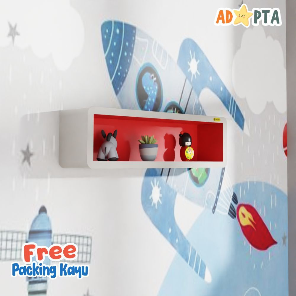 Jual Rak Dinding Minimalis Kotak Pajangan Mainan Anak - Rak Hias Mainan ...