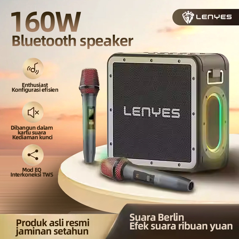 Jual LENYES S821/S823 120W/160W Outdoor KTV Wireless Speaker ...
