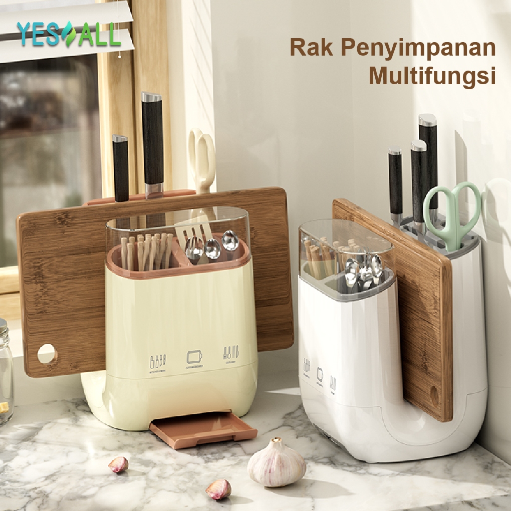 Jual YESALL Rak Dapur - Tempat Sendok Tempat Sumpit Rak Talenan Gunting ...