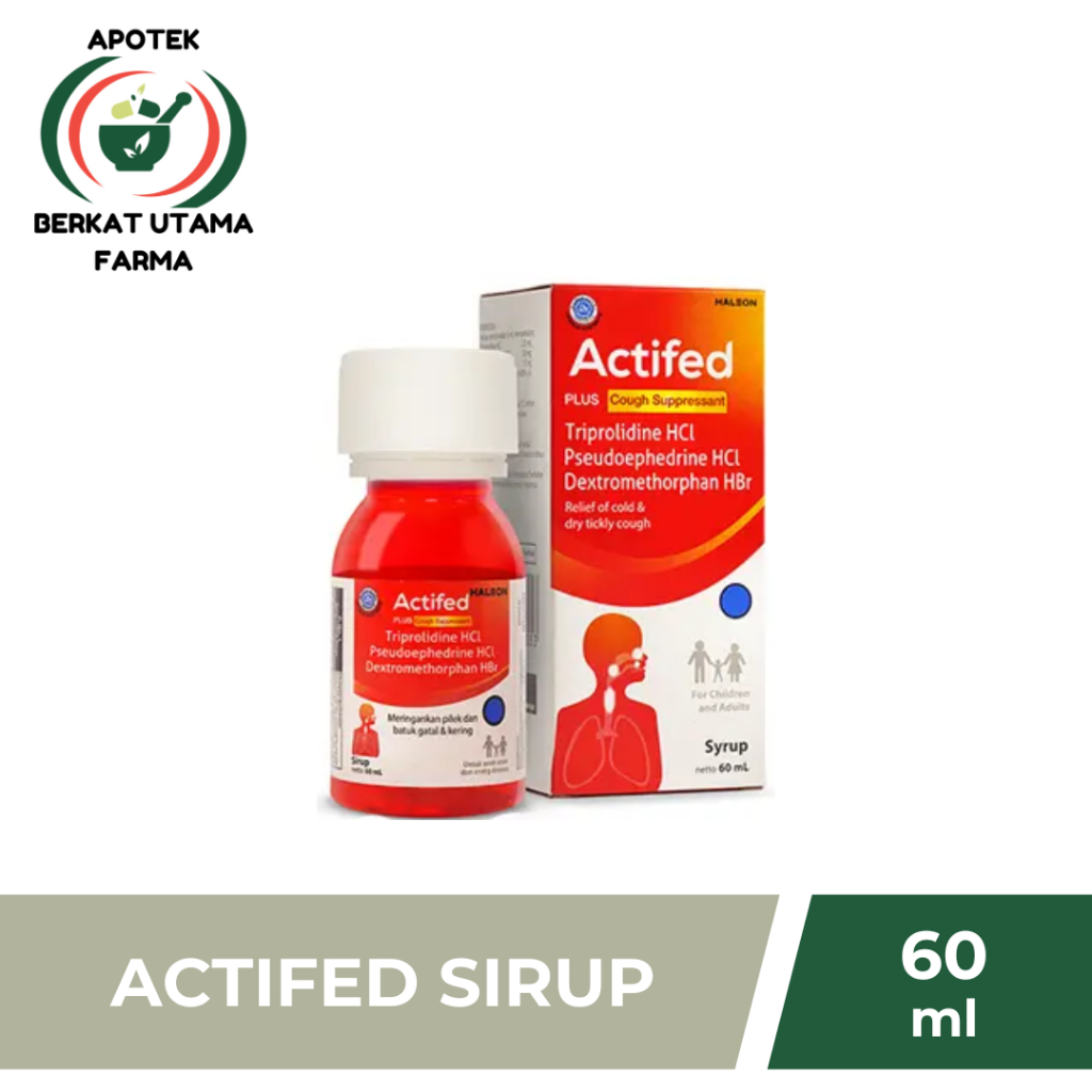 Jual ACTIFED SIRUP - Kemasan 60 ML | Shopee Indonesia