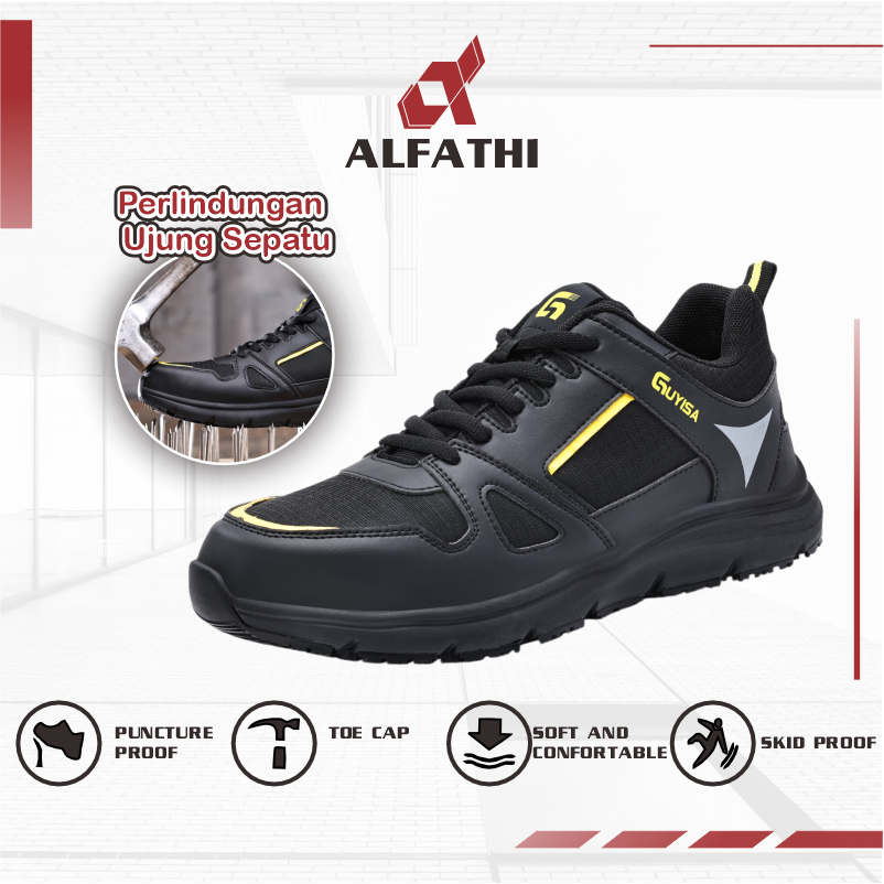 Jual [Promo] Sepatu Safety Sport Alfathi New Original By Guyisa ...