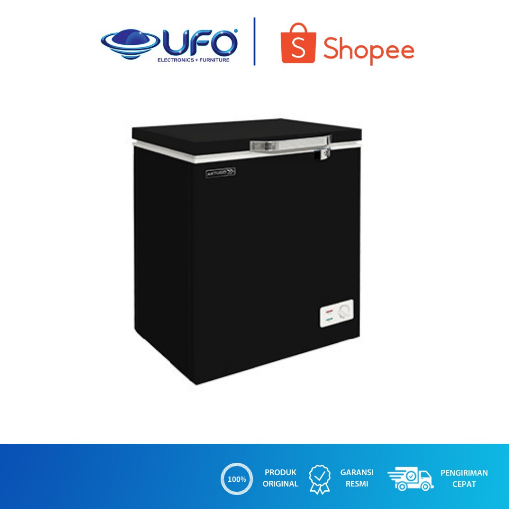 Jual ARTUGO CHEST FREEZER 200 LITER CF201K - HITAM | Shopee Indonesia