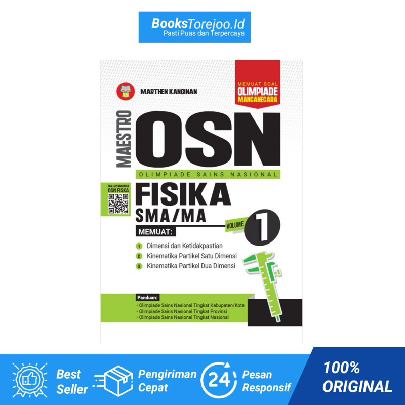 Jual MAESTRO OSN (OLIMPIADE SAINS NASIONAL) FISIKA SMA/MA VOLUME 1 - MARTHEN KANGINAN | Shopee ...