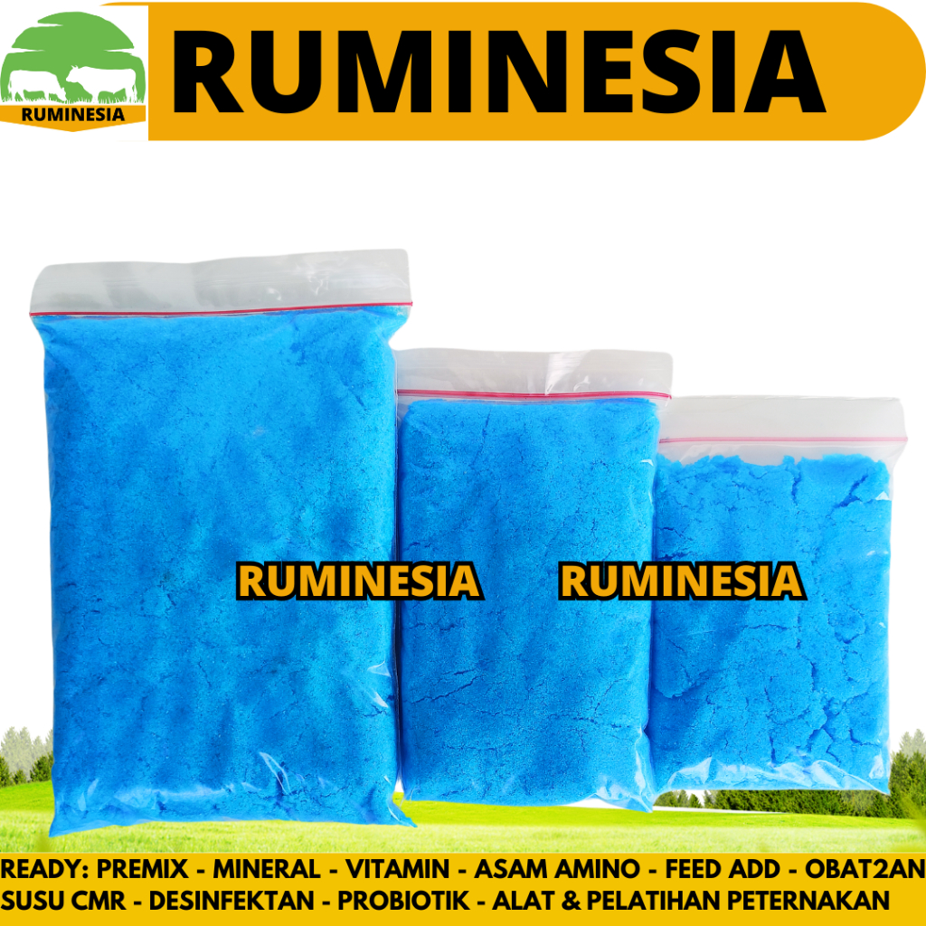 Jual TERUSI - Copper sulphate - CuSO4 - Tembaga sulfat - Trusi bubuk ...