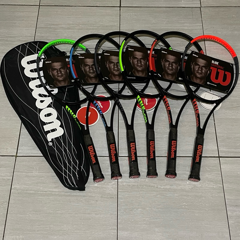 Jual RAKET TENIS WILSON BLADE 98v6 FREE TAS + SENAR | Shopee Indonesia
