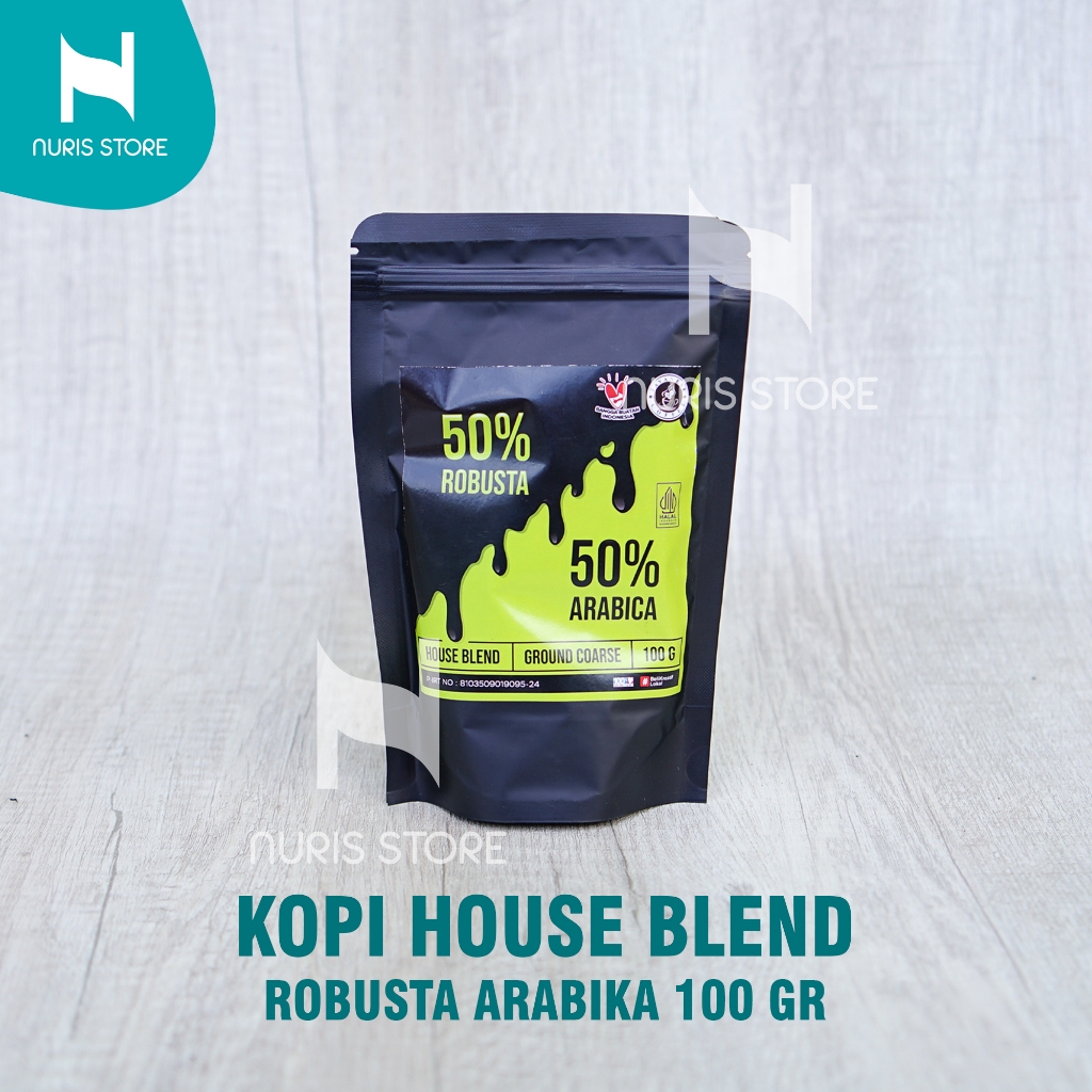 Jual Kopi House Blend Robusta Arabika 100gr (Kopi Jember) | Shopee ...