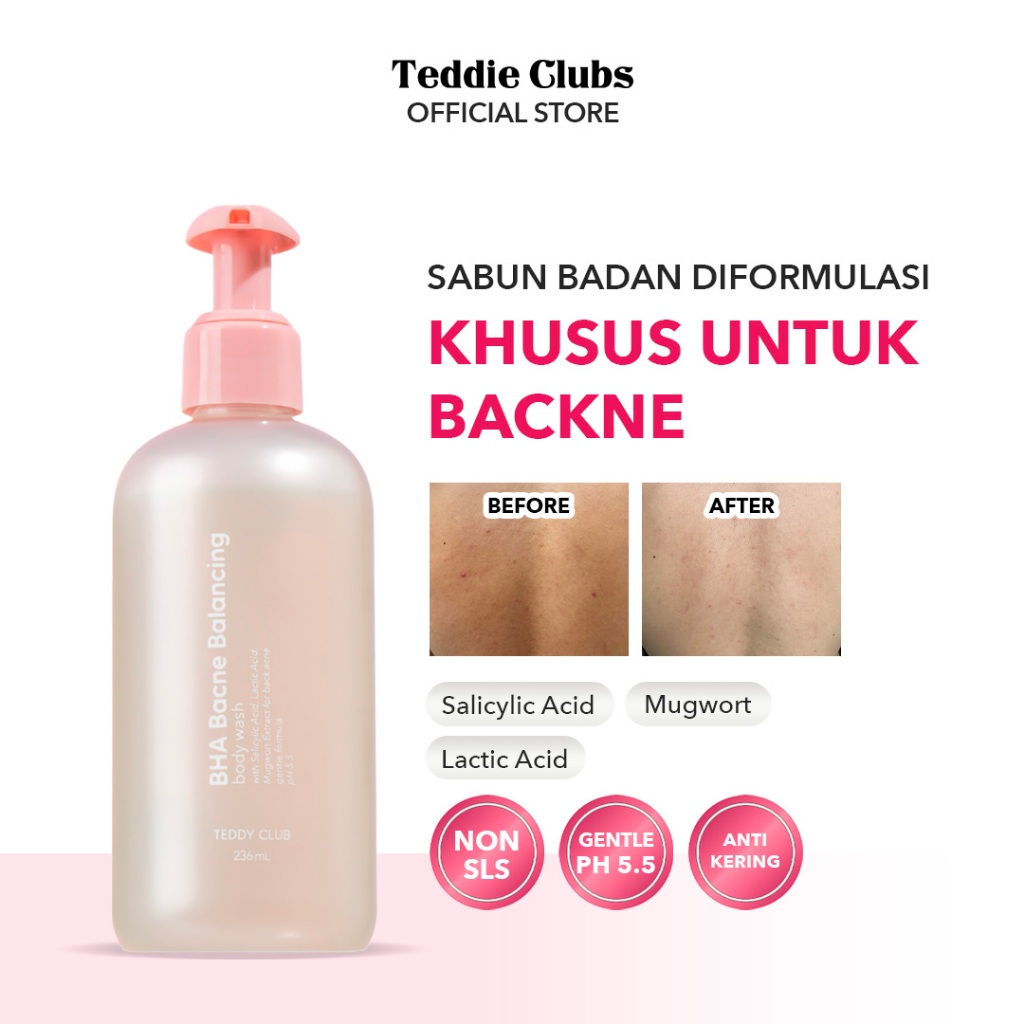 Jual [ReadyStock] Teddy Clubs BHA Bacne Balancing Body Wash - with ...