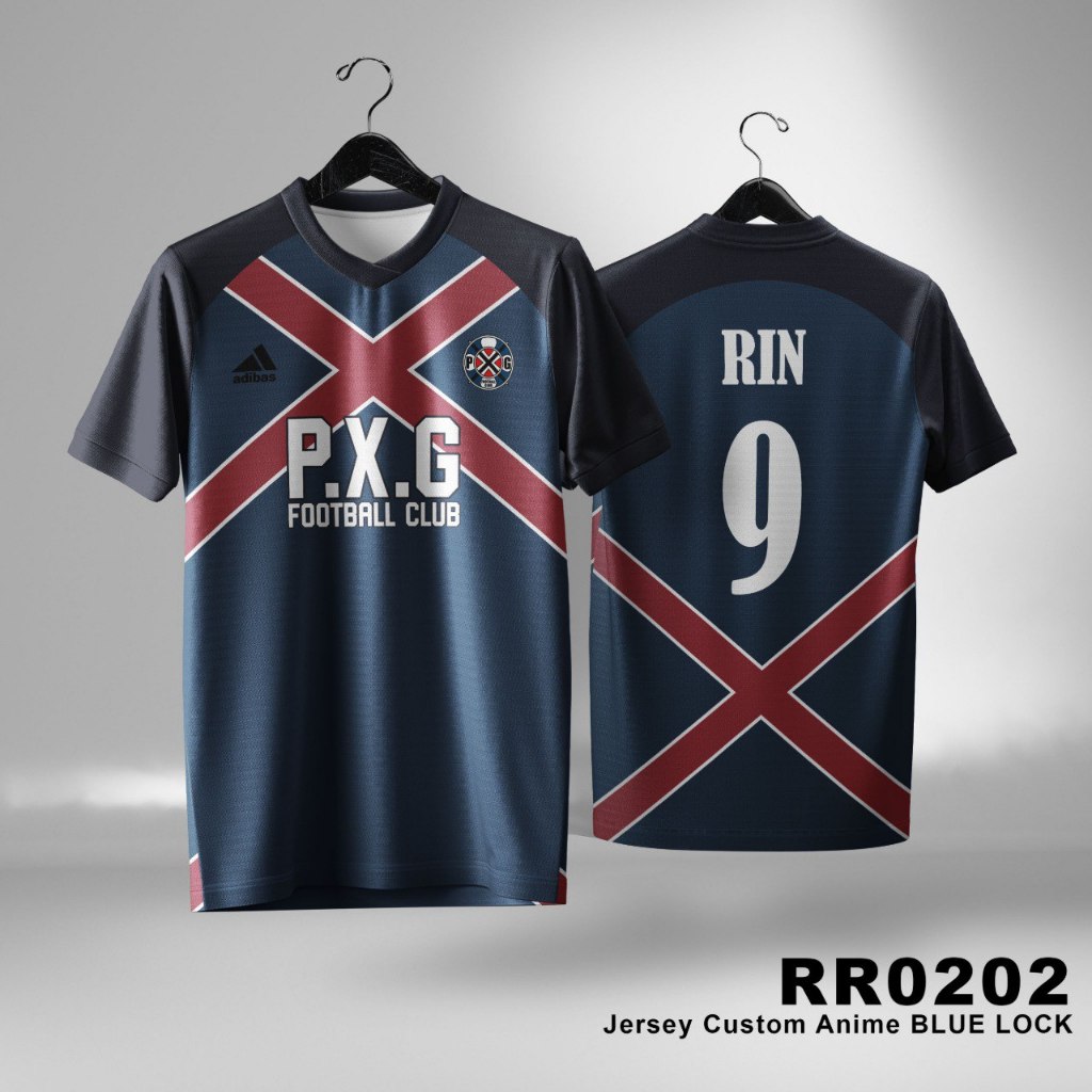 Jual Jersey Custom Anime Bluelock PXG Football Club | Shopee Indonesia