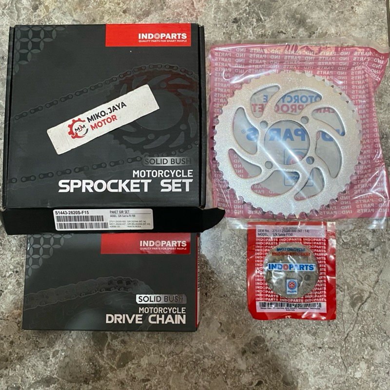 Jual GEAR GIR SET S1443-2820S-F15 SATRIA FU 150 OLD/LAMA ORIGINAL ...