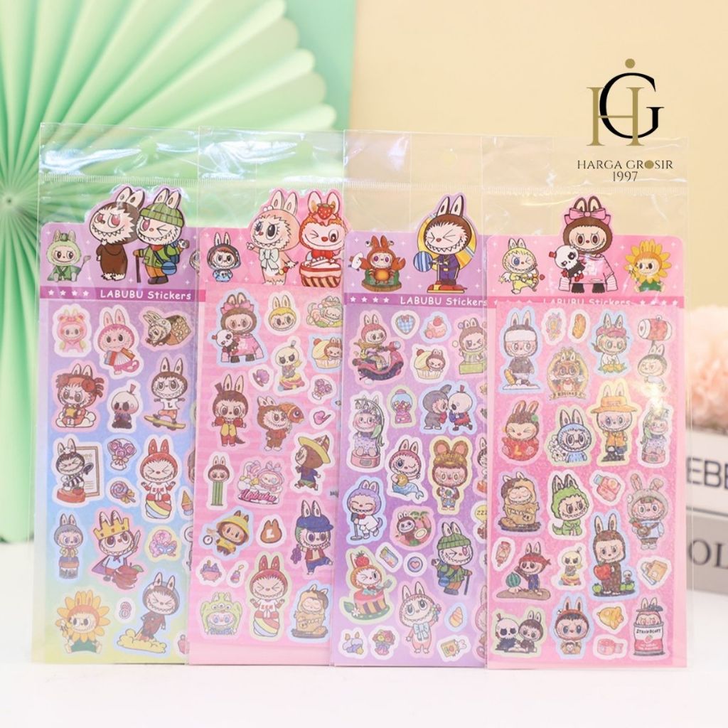Jual Stiker gambar labubu1 Lembar have a seat v1 v2 Stiker labubu lucu ...