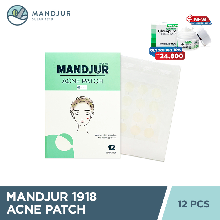 Jual Mandjur Acne Patch - Plester Jerawat Isi 12 | Shopee Indonesia